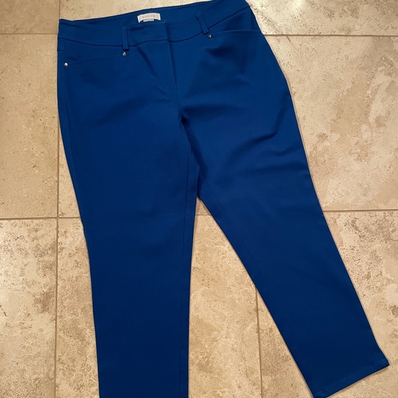 Cache | Pants & Jumpsuits | Royal Blue Capris Pants | Poshmark